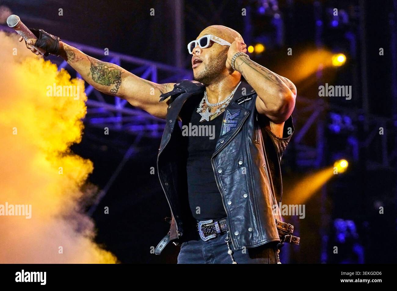 Flo Rida live bei der N-Joy Starshow 2026 auf der Expo Plaza. Hannover ...