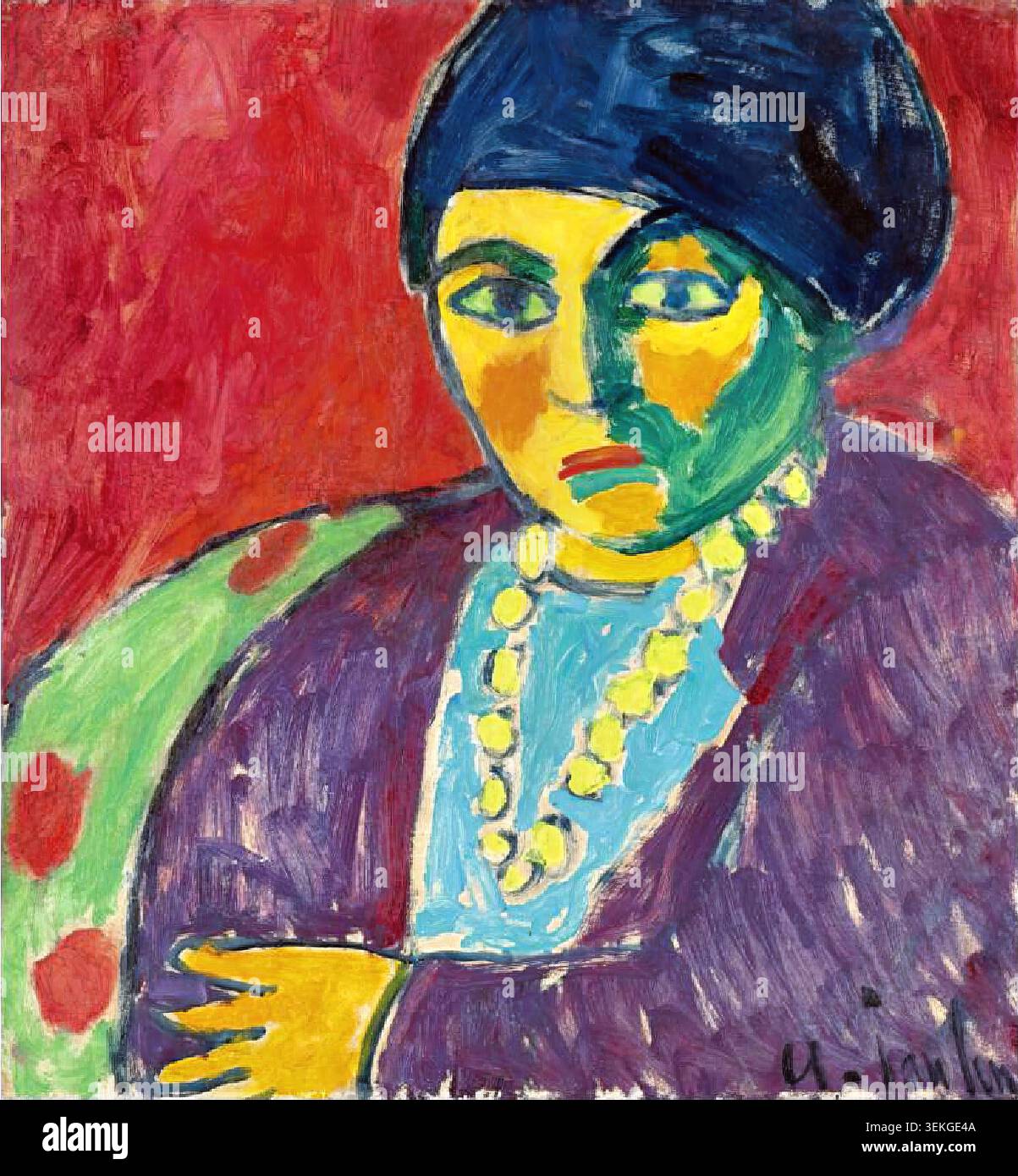 Alexej von Jawlensky – Female Head: Helene (Frauenkopf: Helene), 1913 ...