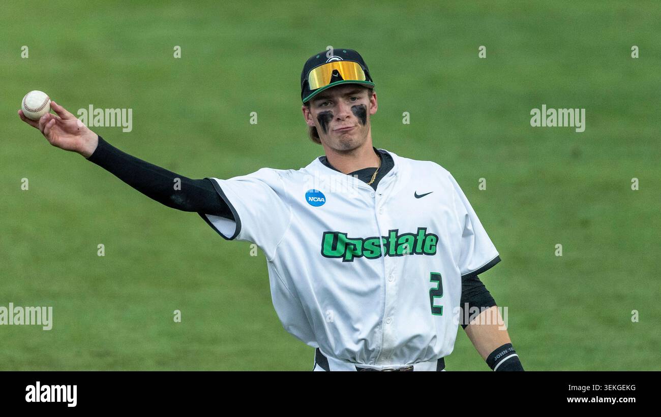 USC Upstate utility Maloy Heaghney (2) during an NCAA regional baseball ...