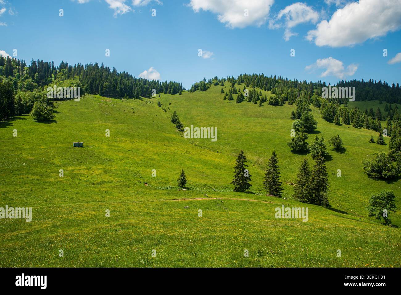 Springtime Velka Fatra mountain bellow Nizne Siprunske sedlo mountain ...