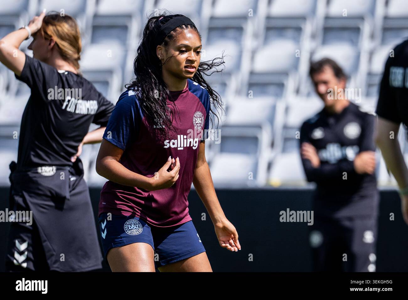 Odense, Denmark. 02nd. June, 2026. Isabella Obaze of Denmark seen ...