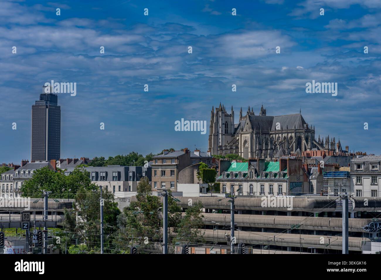 Nantes, France - 05 09 2026: Nantes railroad station. Detail view of ...