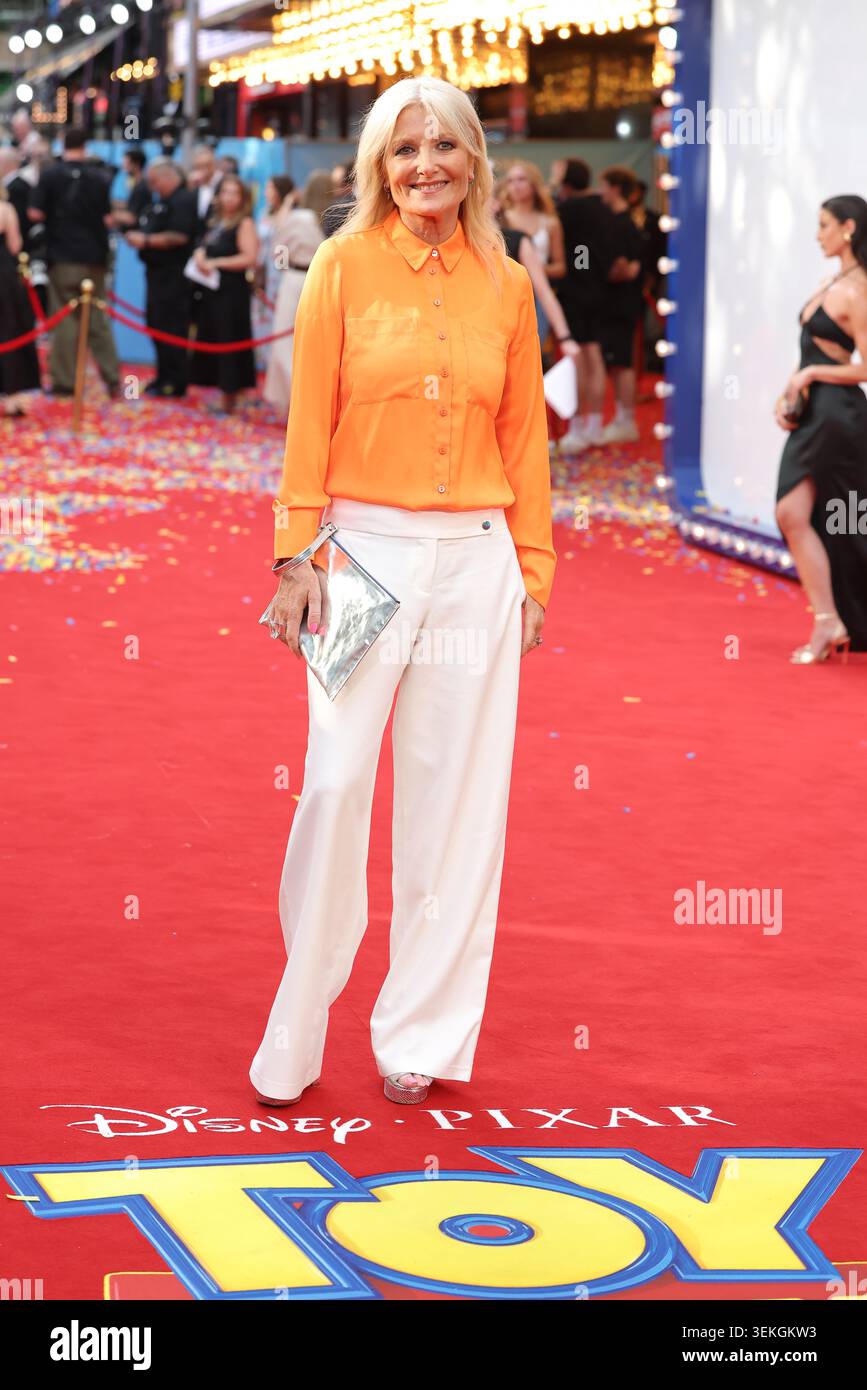 Gaby Roslin poses for photographers upon arrival at a launch event for ...
