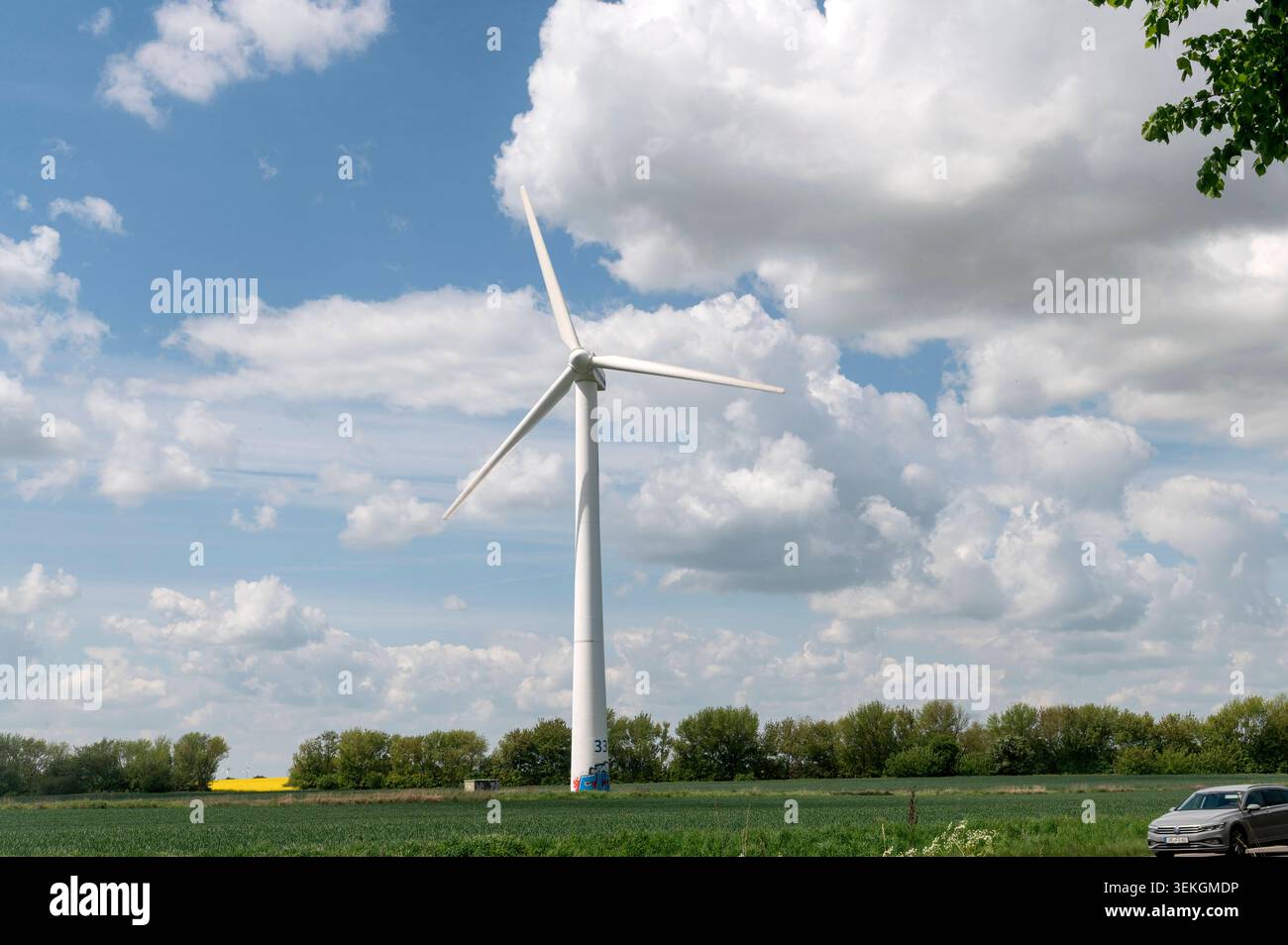 Kirchdorf Mecklenburg-Vorpommern Germany May 2026 Wind turbines ...