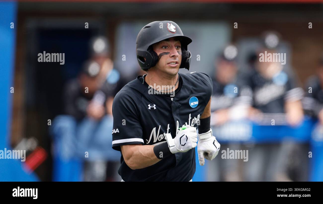 Northeastern's Carmelo Musacchia (23) during an NCAA regional baseball ...