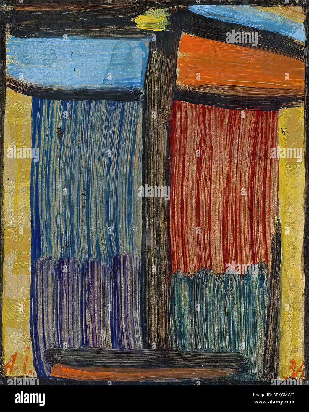 Alexej von Jawlensky – Meditation on a Gold Background (Meditation auf ...