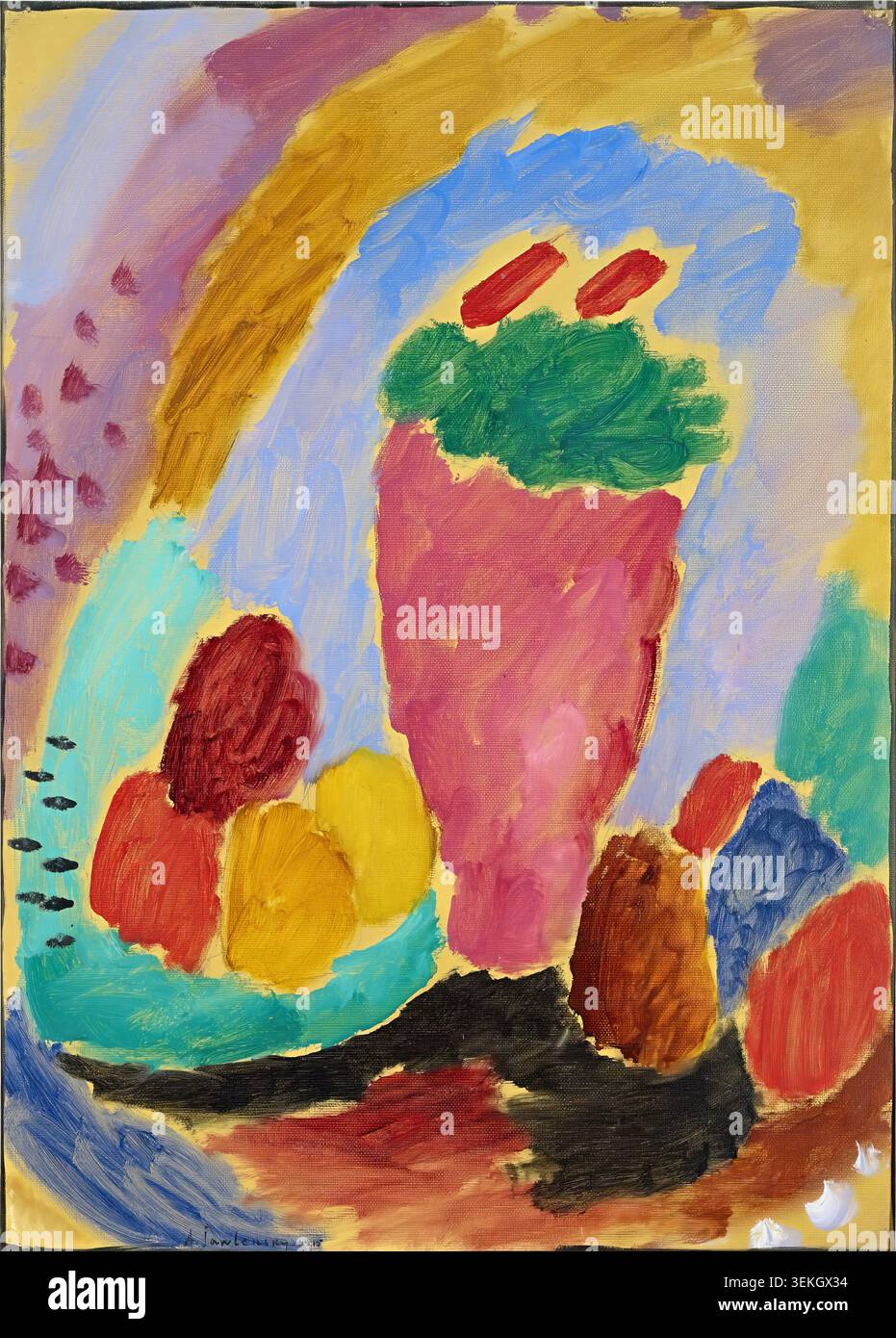 Alexej von Jawlensky – Still Life (Stillleben), 1915 | ArchiVerse Stock ...