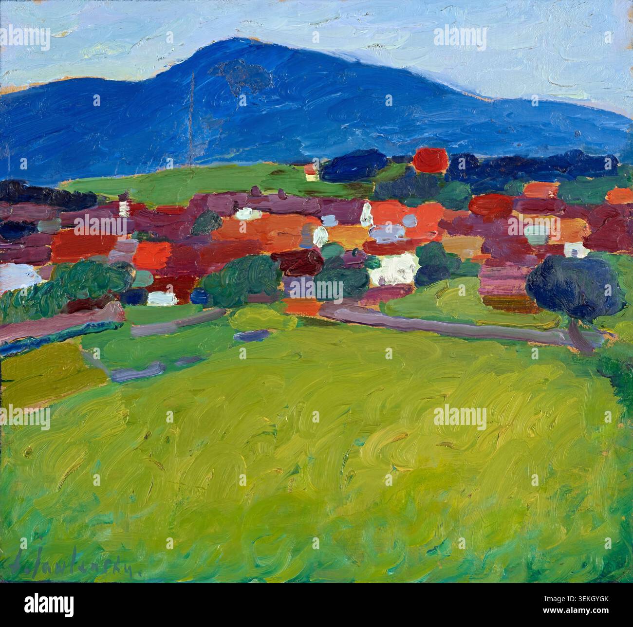 Alexej von Jawlensky – The Village of Murnau (Das Dorf Murnau), 1908 ...