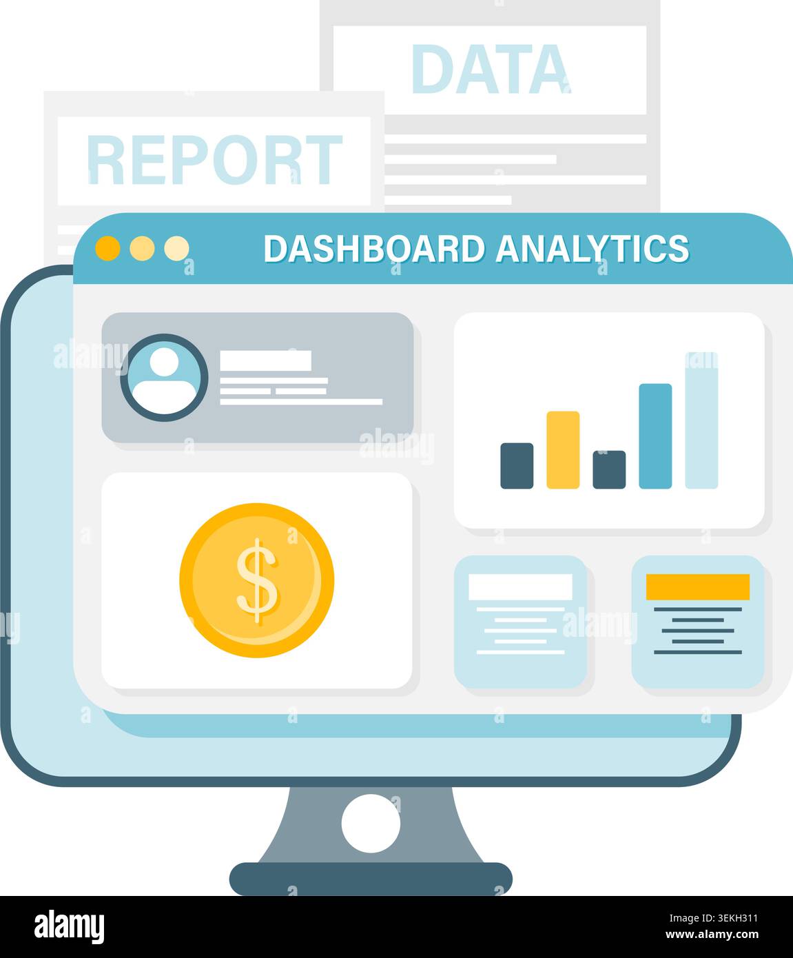 startup dashboard analytics Stock Vector Image & Art - Alamy