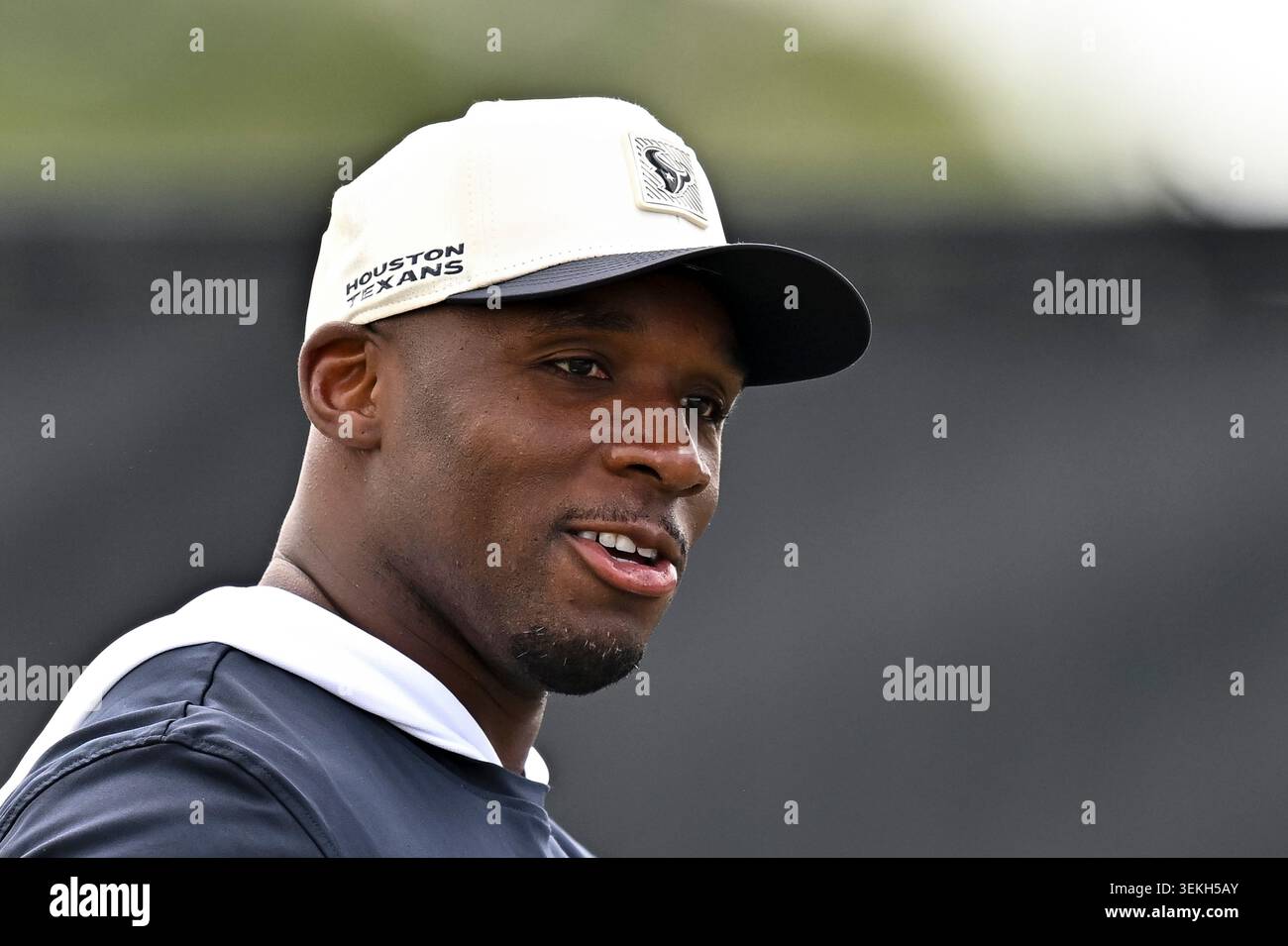 Houston Texans head coach DeMeco Ryans arrives for the NFL football ...