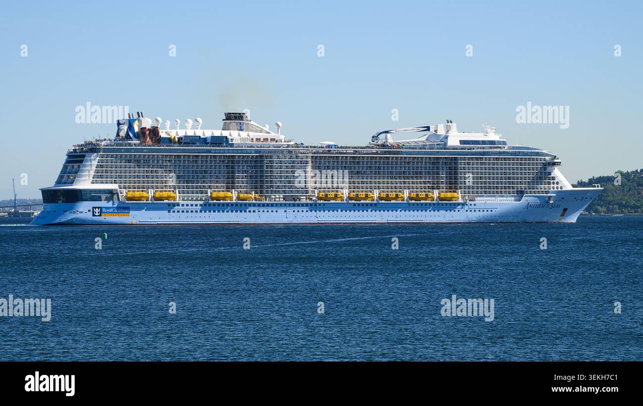 Seattle - May 11, 2026; Royal Caribbean International cruise ship ...