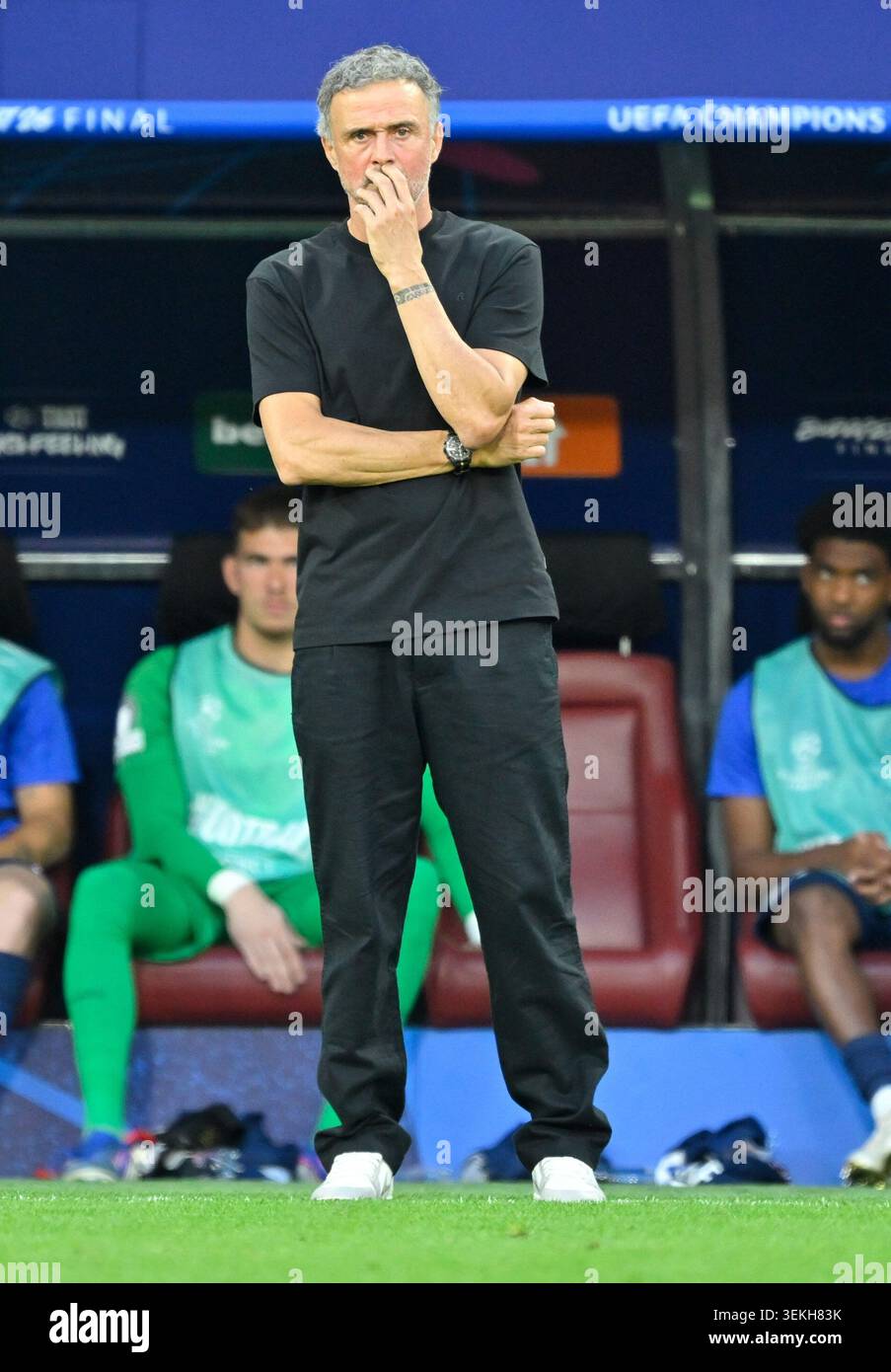 Trainer [coach] Luis Enrique (PSG) Budapest, May 30, 2026, Soccer ...