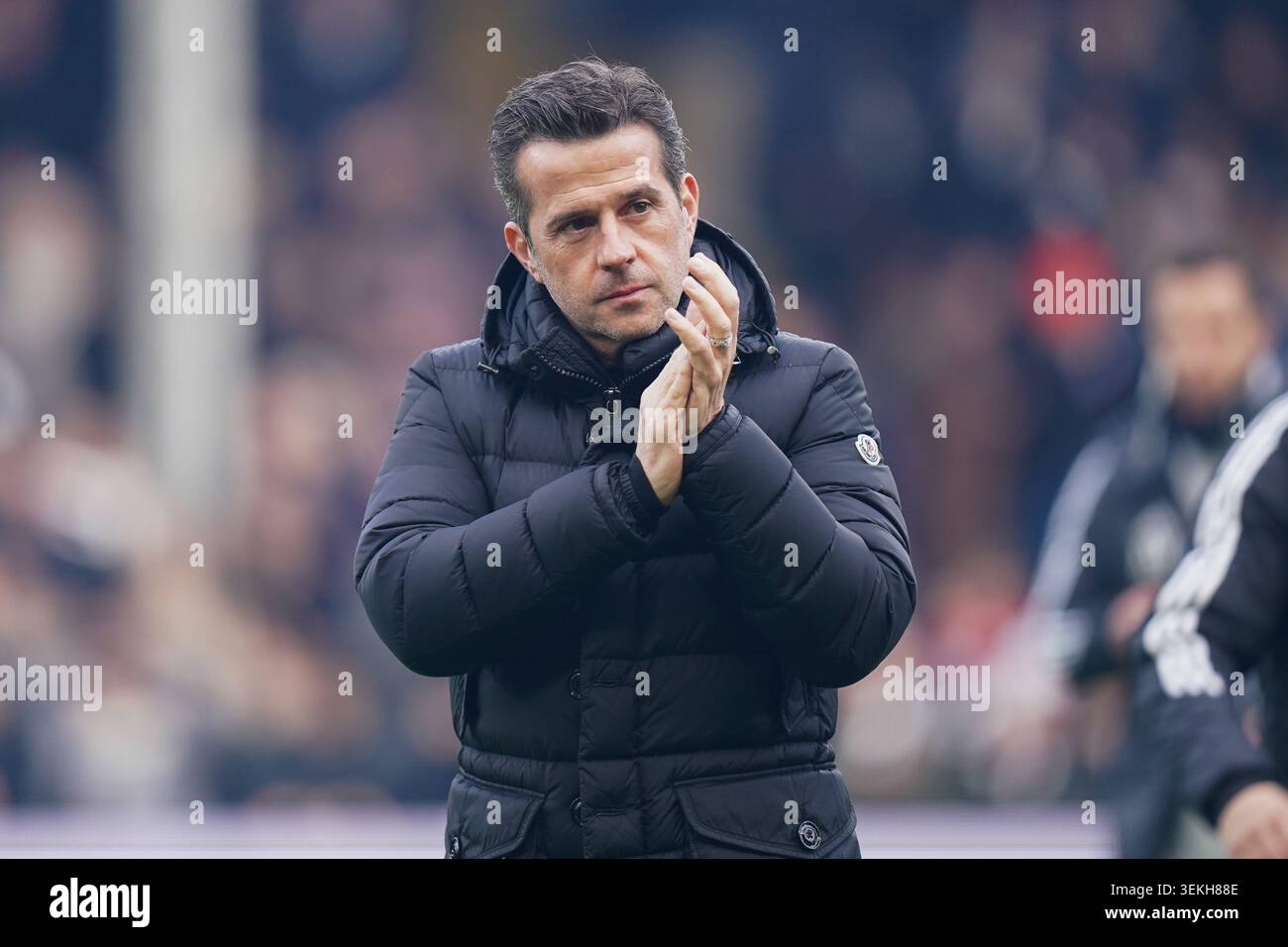 Marco Silva, Manager of Fulham during the Fulham v Everton Premier ...