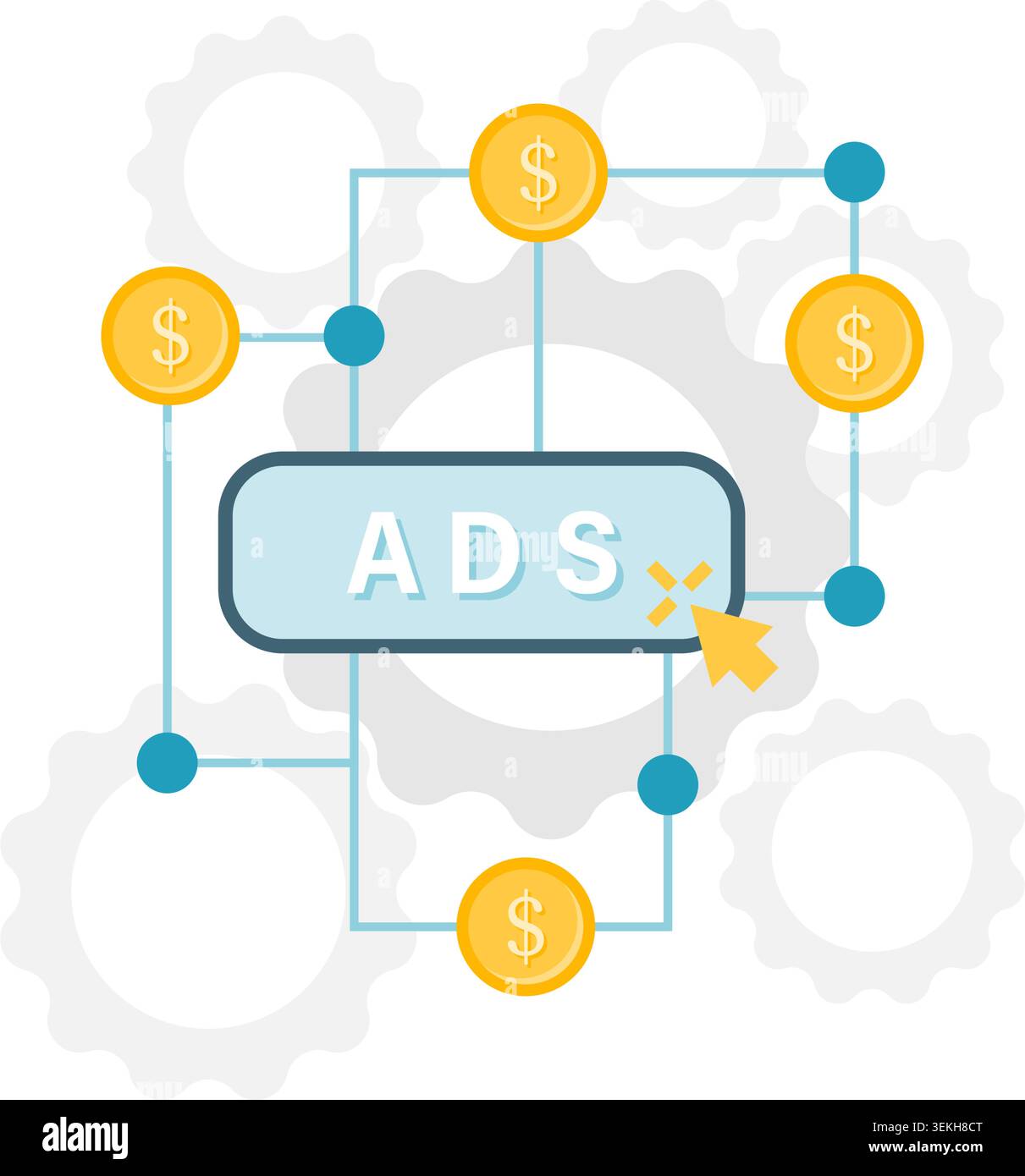 pay per click Stock Vector Image & Art - Alamy