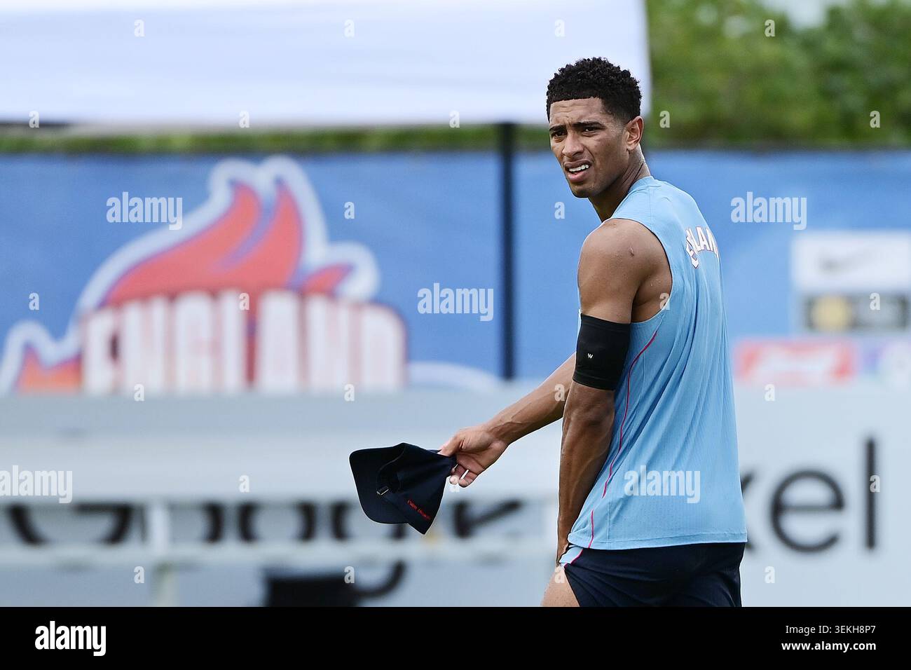 England's Jude Bellingham during a training session at Palm Beach ...