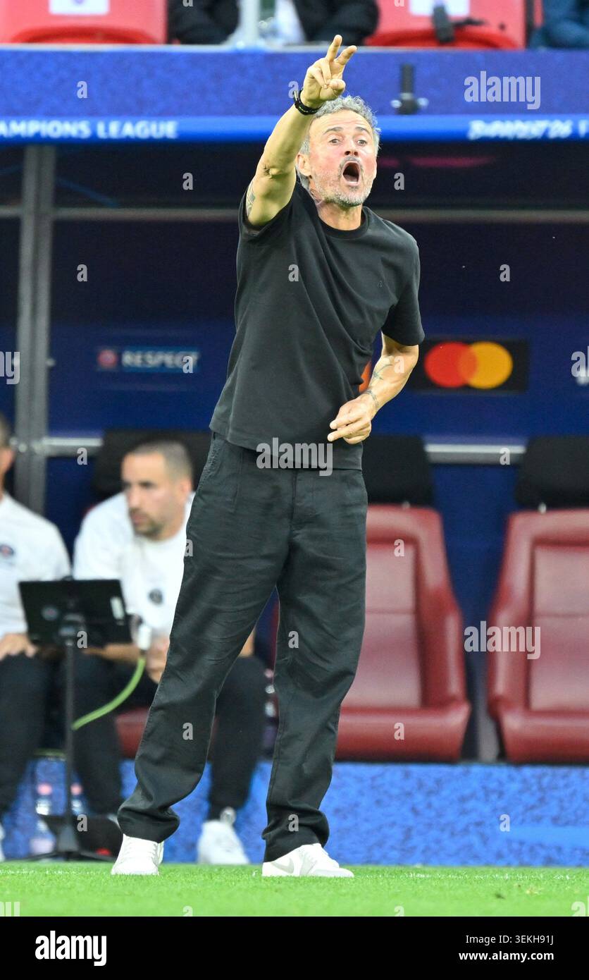Trainer [coach] Luis Enrique (PSG) Budapest, May 30, 2026, Soccer ...
