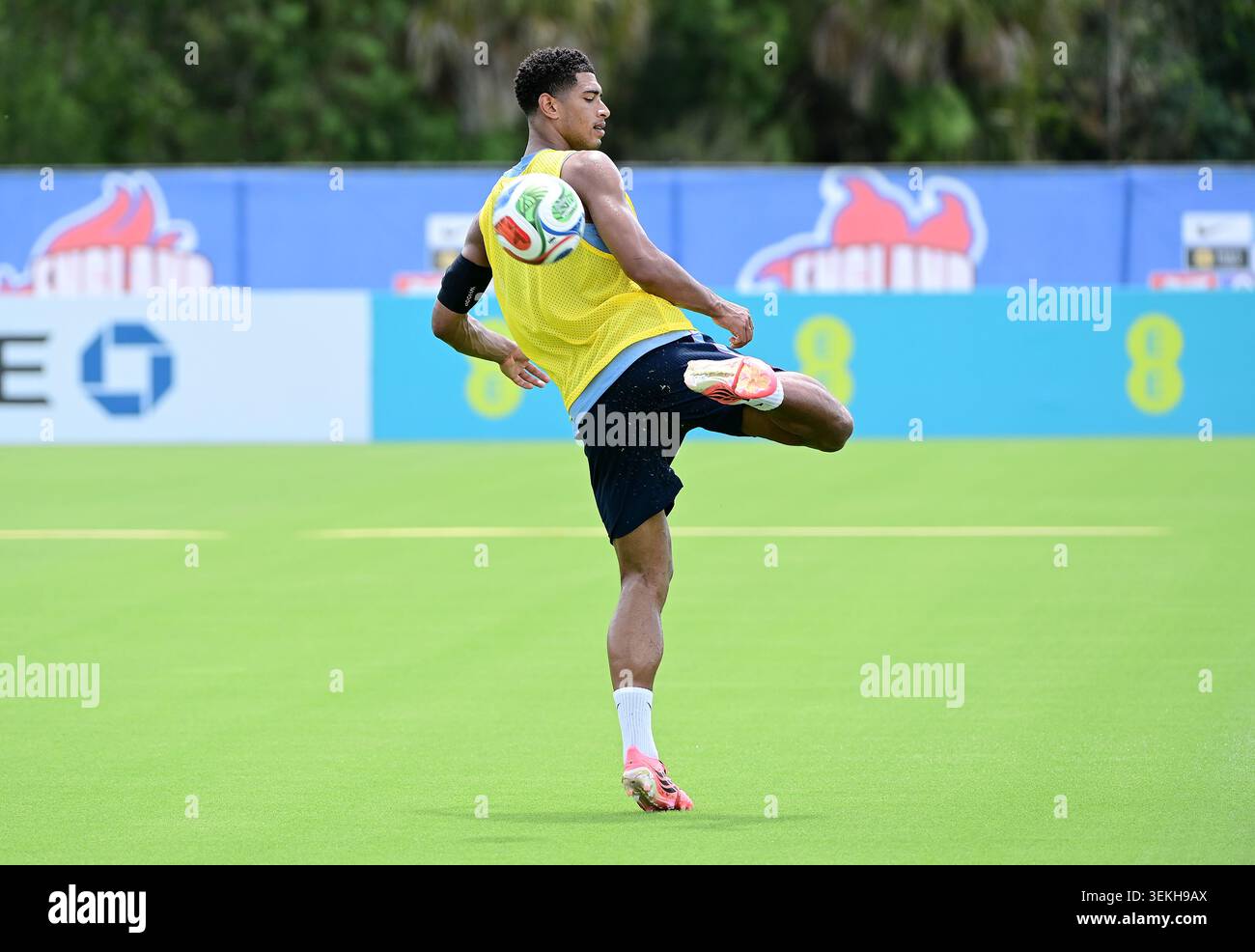 England's Jude Bellingham during a training session at Palm Beach ...