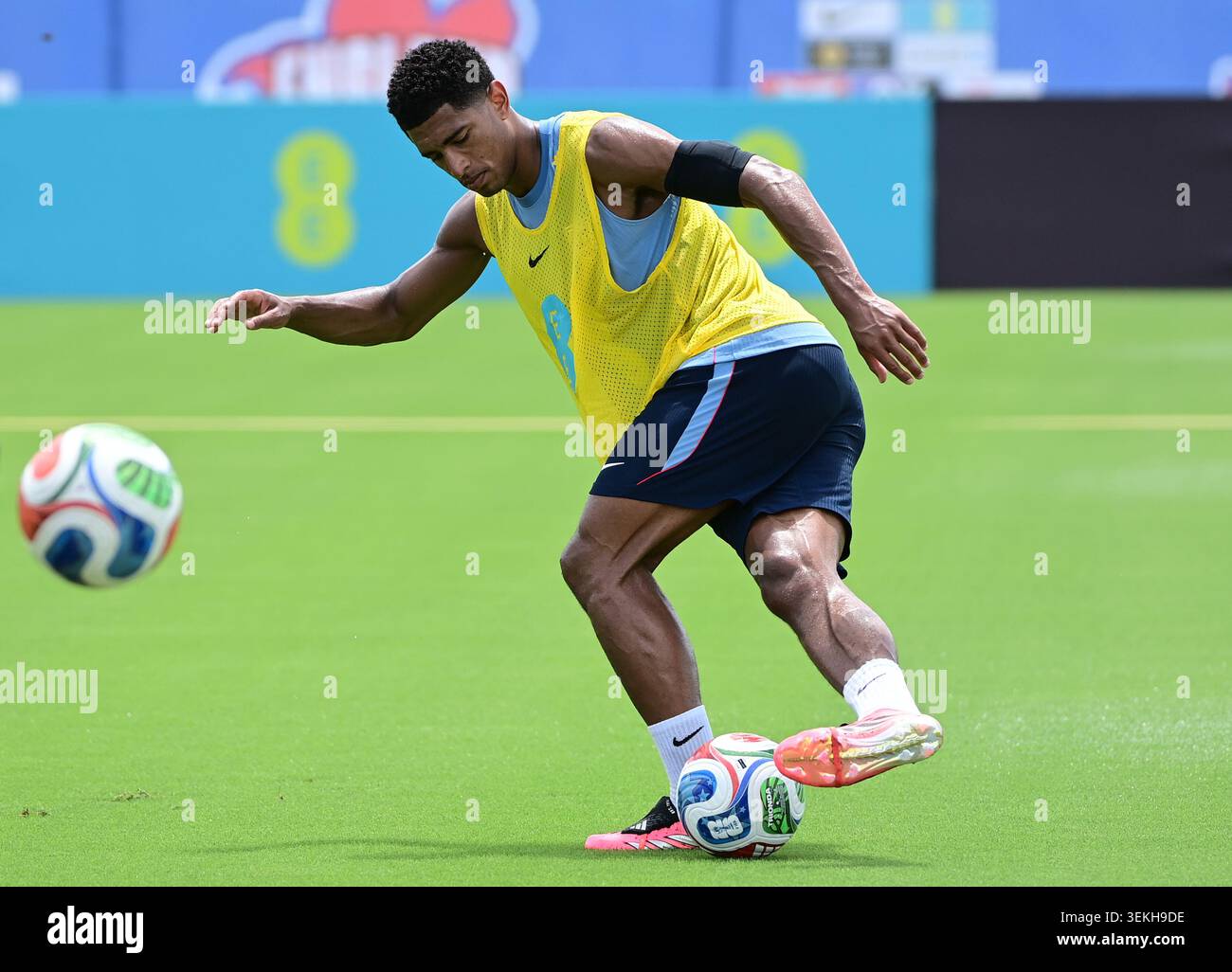 England's Jude Bellingham during a training session at Palm Beach ...