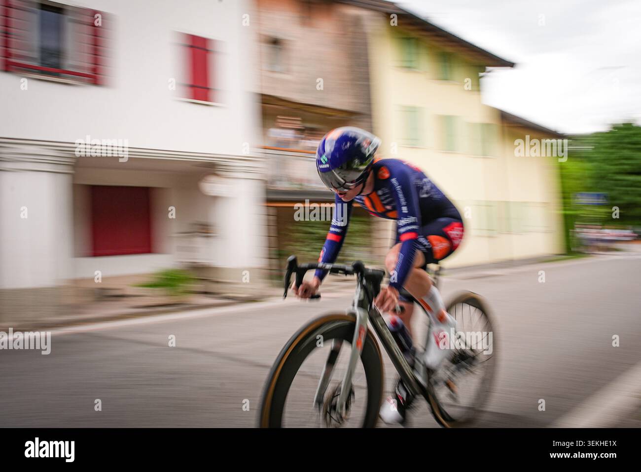 Italy’s Gaia Masetti of Team Picnic PostNL’s during Stage 4, an ...