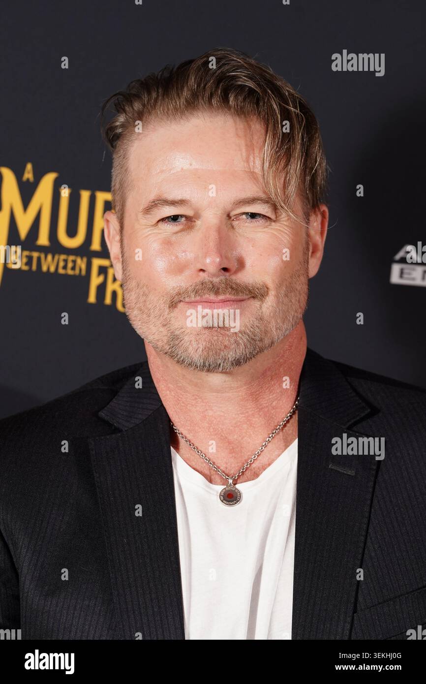 Jacob Young attends the Murder Between Friends UK premiere at Curzon ...