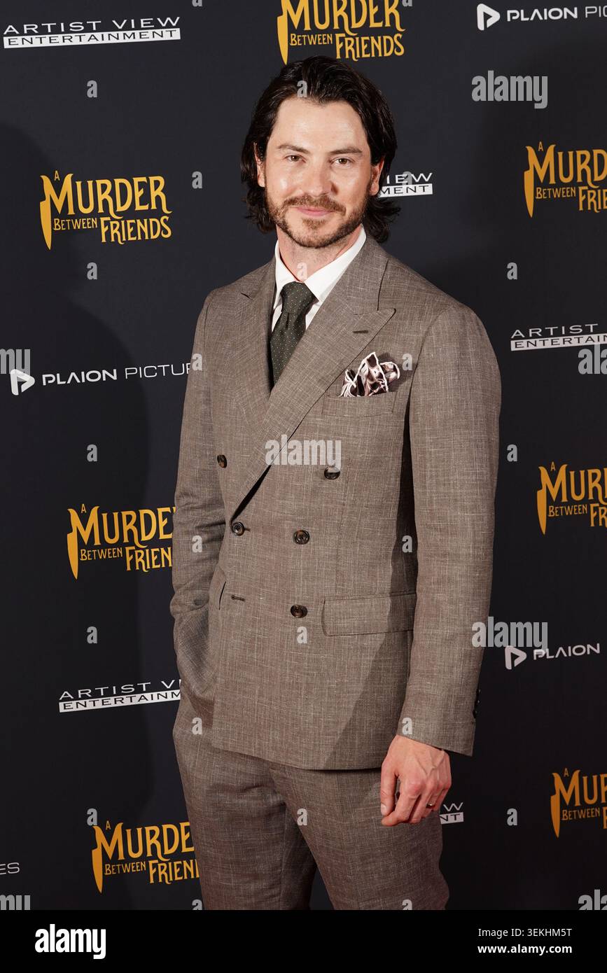 Toby-Alexander Smith attends the Murder Between Friends UK premiere at ...
