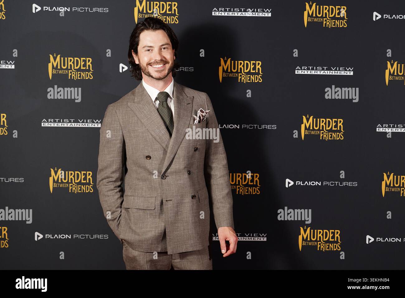 Toby-Alexander Smith attends the Murder Between Friends UK premiere at ...