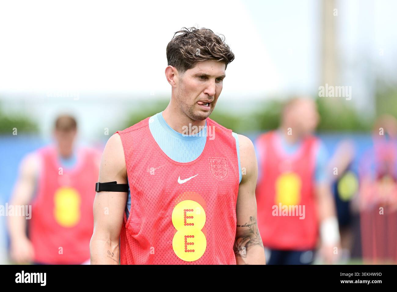 England's John Stones during a training session at Palm Beach Gardens ...
