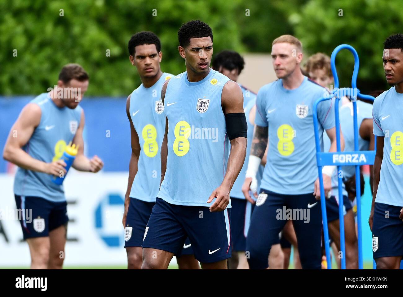 England's Jude Bellingham during a training session at Palm Beach ...