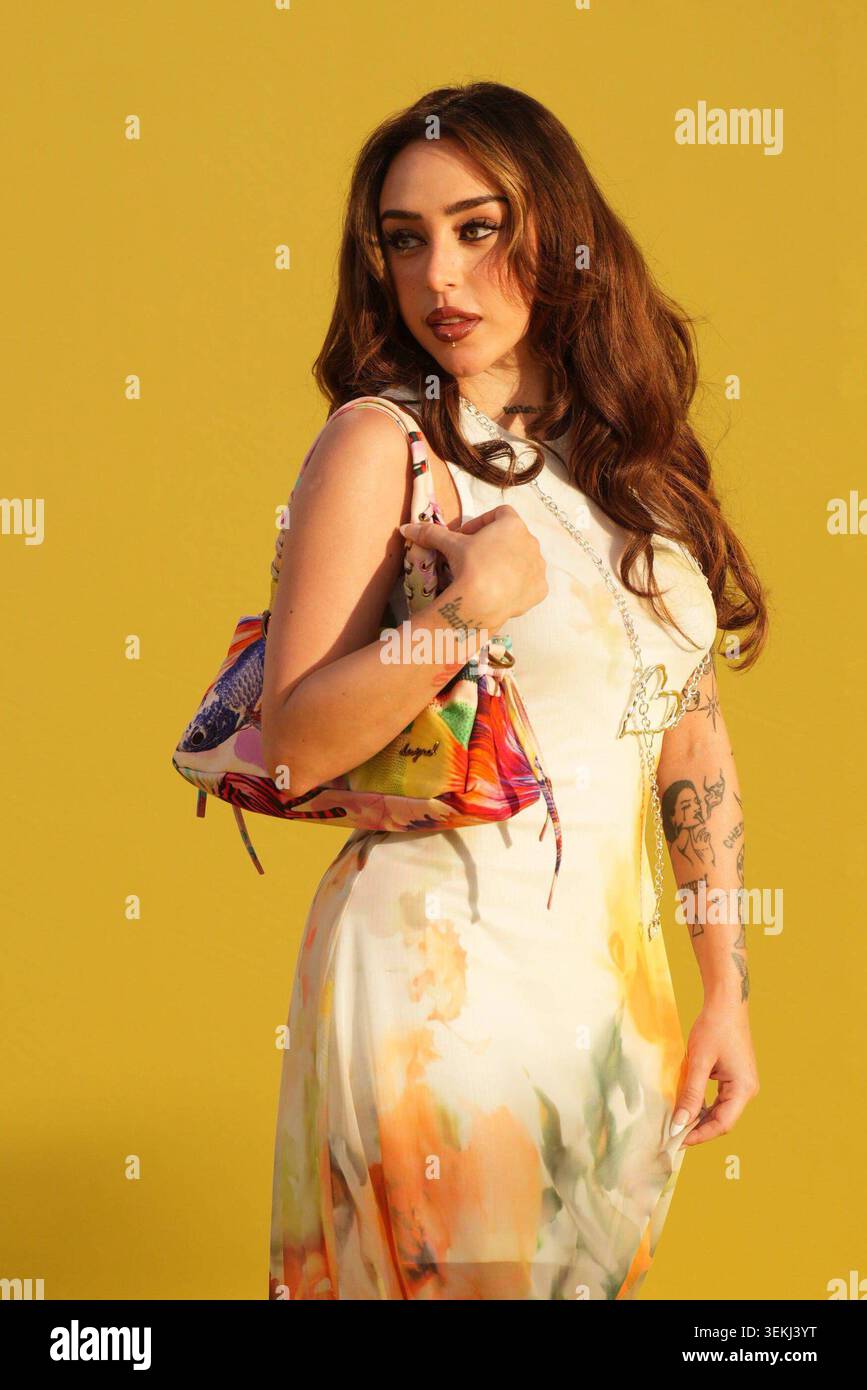 Nicki Nicole during the presentation of the new Desigual Vintage ...
