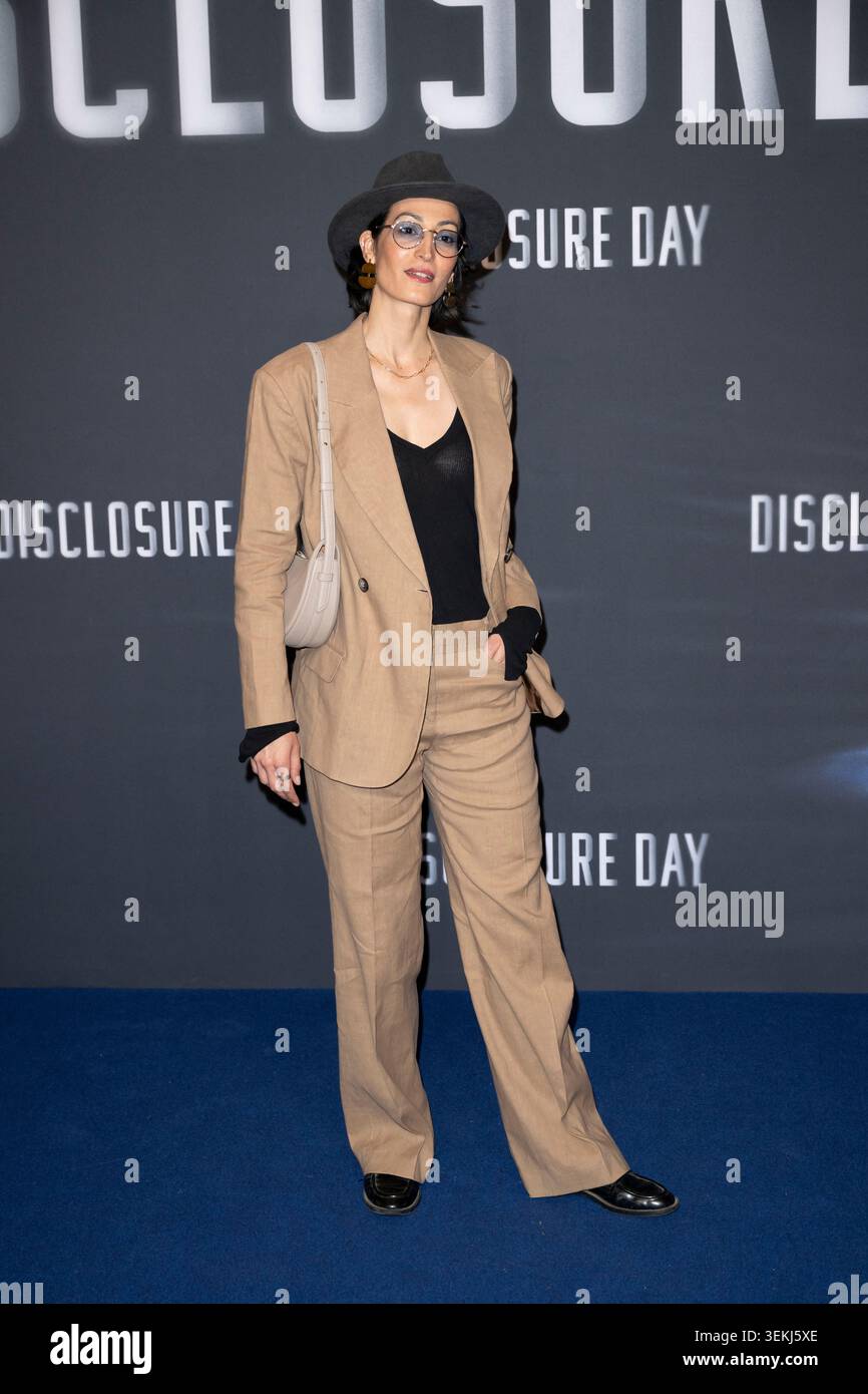 Laetitia Eido poses during a photocall for the premiere of the film ...
