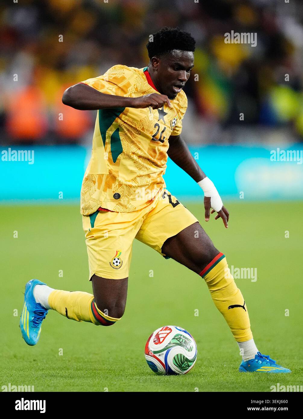 Ghana's Ernest Nuamah during the international friendly at the Cardiff ...