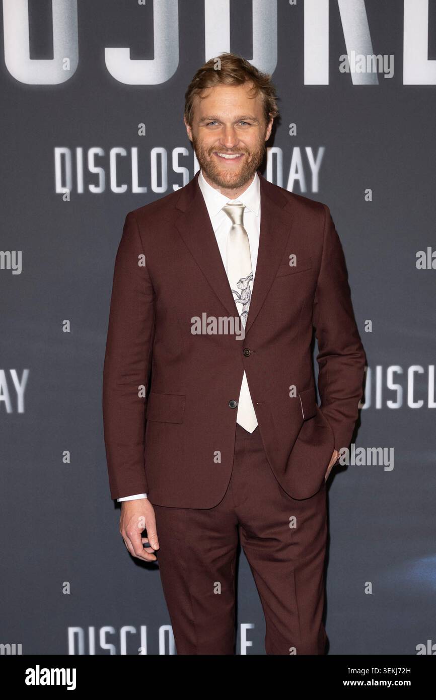 Wyatt Russell poses during a photocall for the premiere of the film ...