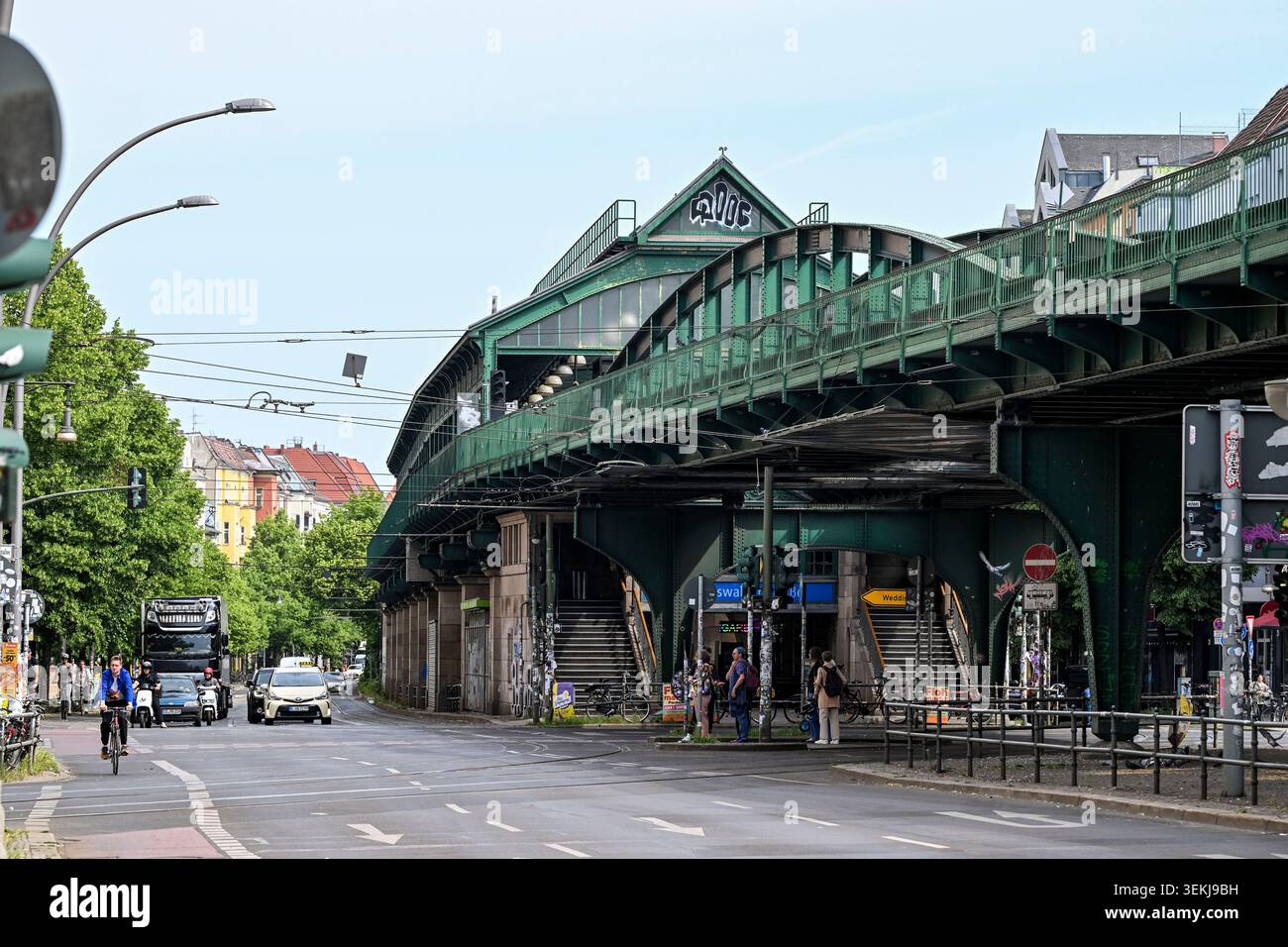02 June 2026, Berlin: The Eberswalder Straße subway station on the U2 ...