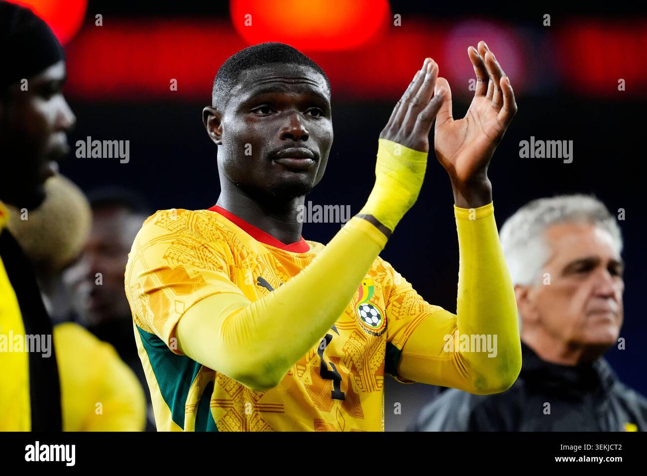 Ghana's Jonas Adjetey after the international friendly at the Cardiff ...