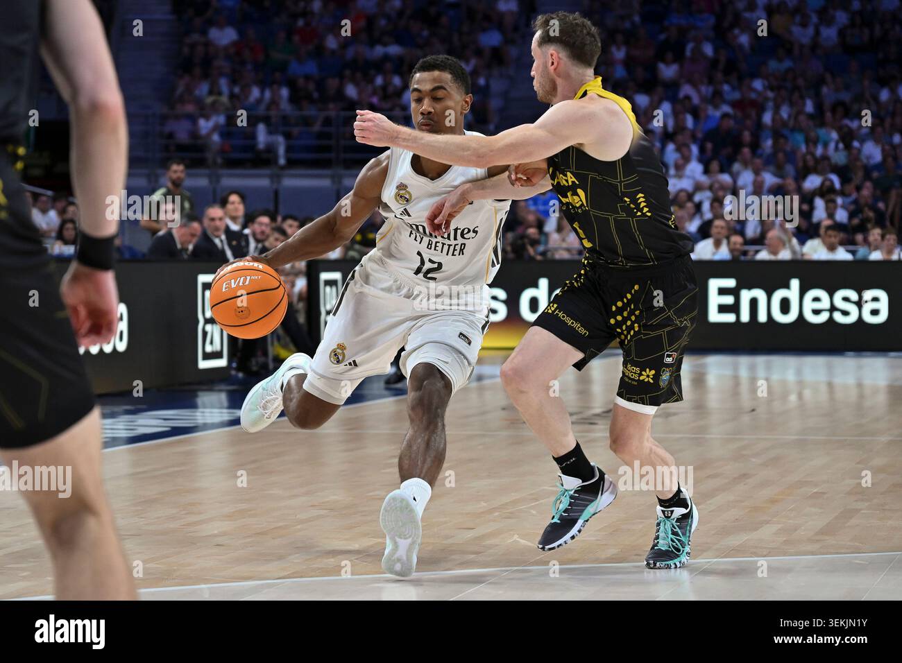Theo Maledon of Real Madrid durante the Spanish basketball League ACB ...
