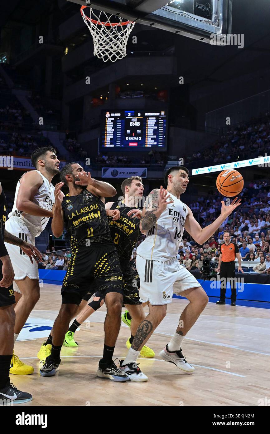 Gabriel Deck of Real Madrid durante the Spanish basketball League ACB ...