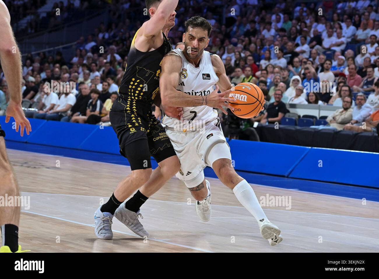 Facundo Campazzo of Real Madrid durante the Spanish basketball League ...