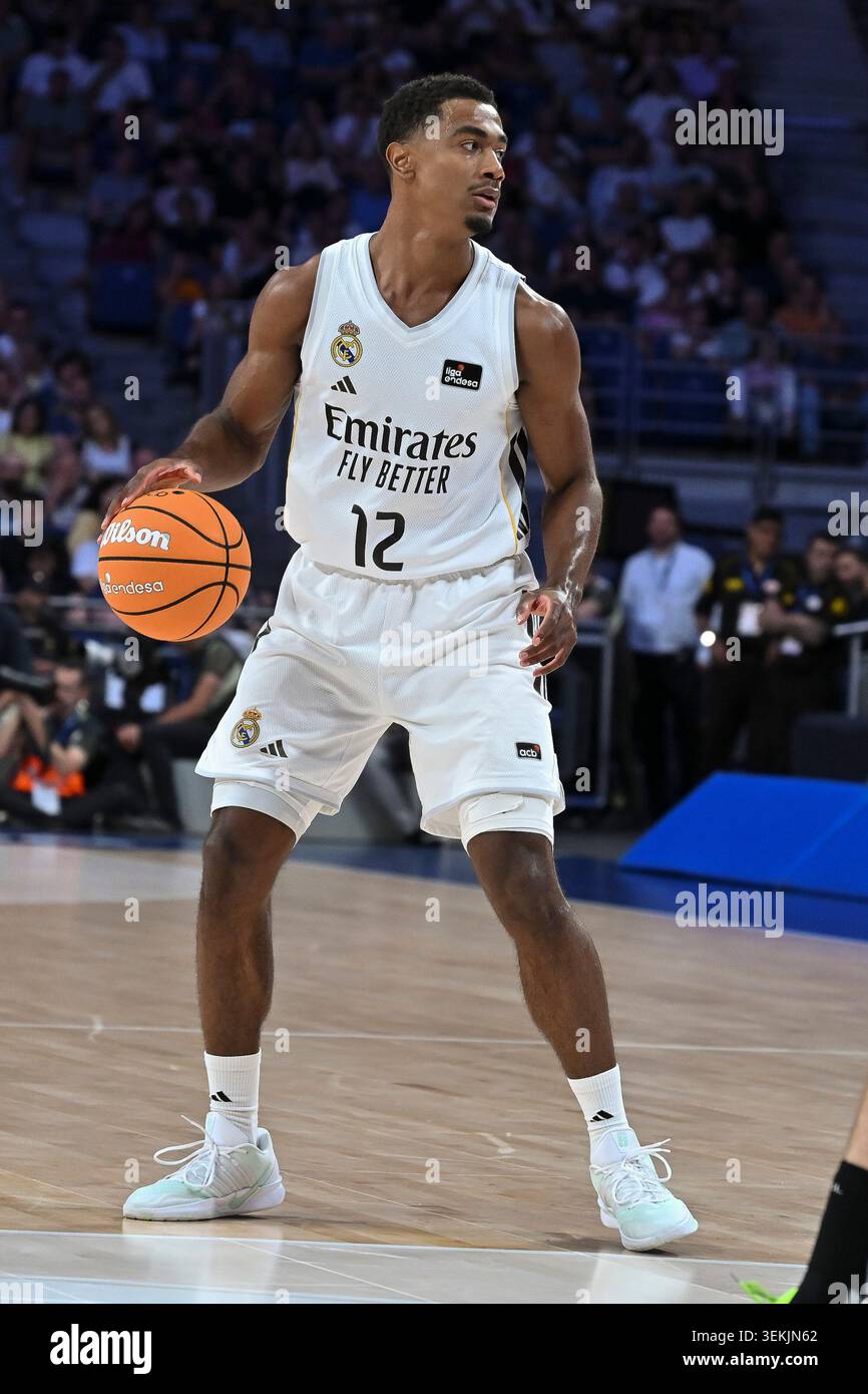 Theo Maledon of Real Madrid durante the Spanish basketball League ACB ...