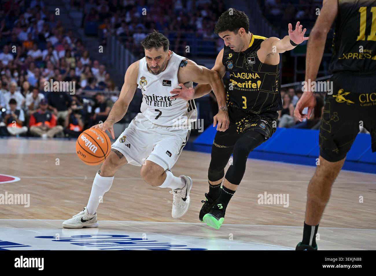 Facundo Campazzo of Real Madrid durante the Spanish basketball League ...