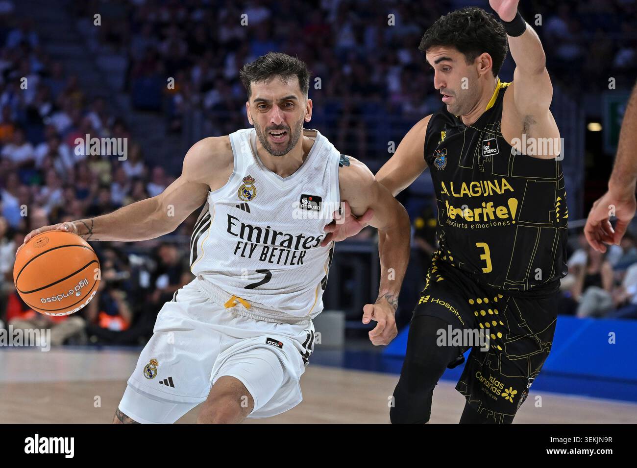 Facundo Campazzo of Real Madrid durante the Spanish basketball League ...