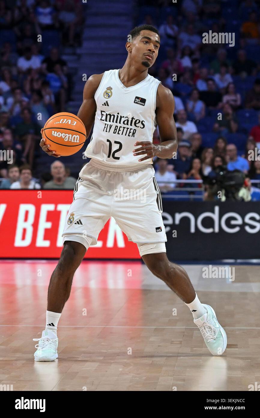 Theo Maledon of Real Madrid durante the Spanish basketball League ACB ...
