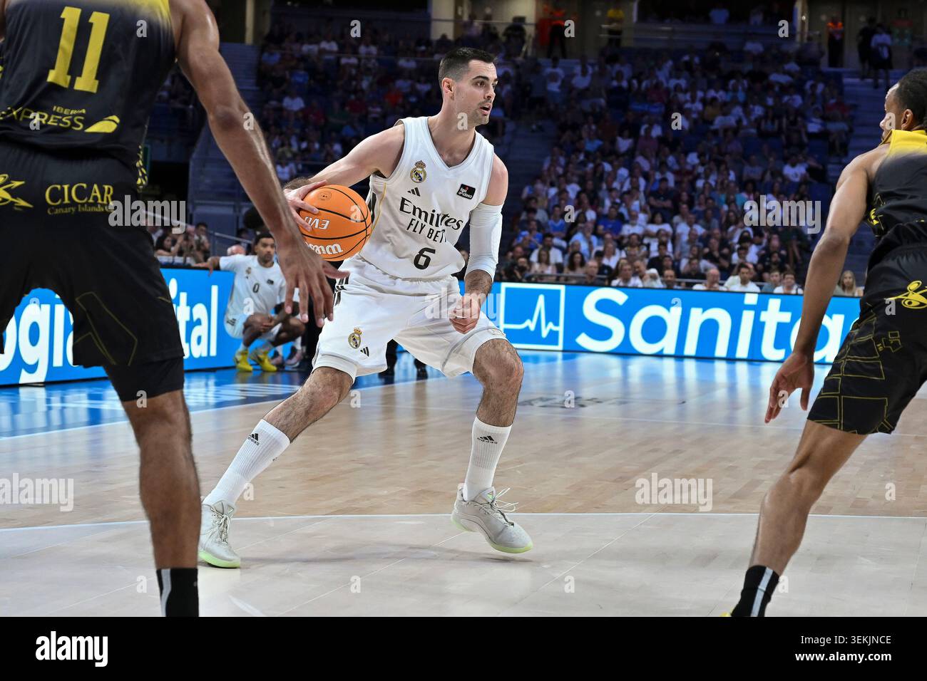 Alberto Abalde of Real Madrid durante the Spanish basketball League ACB ...