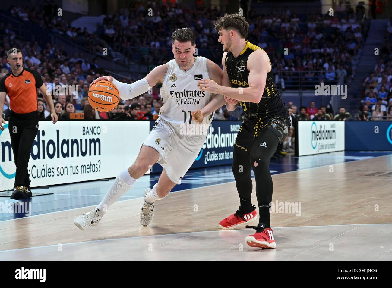 Mario Hezonja of Real Madrid durante the Spanish basketball League ACB ...