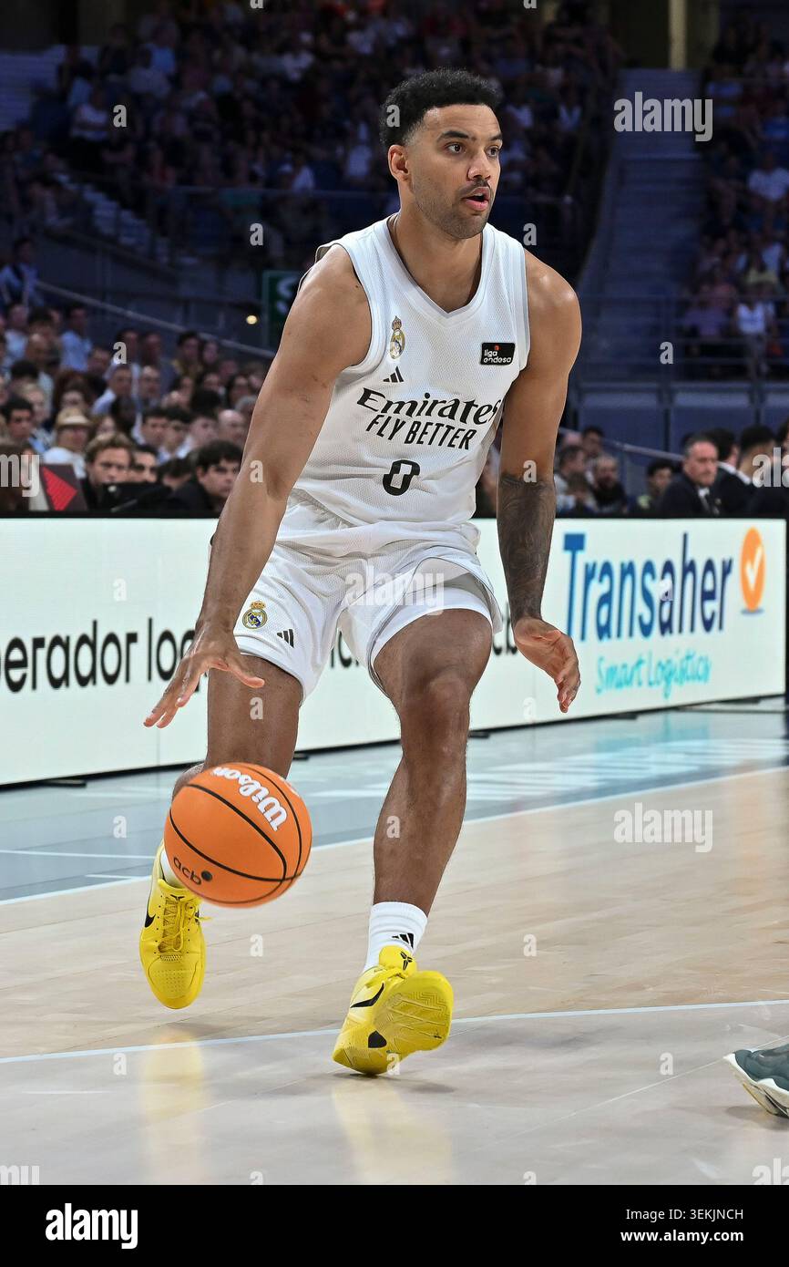 Trey Lyles of Real Madrid durante the Spanish basketball League ACB ...