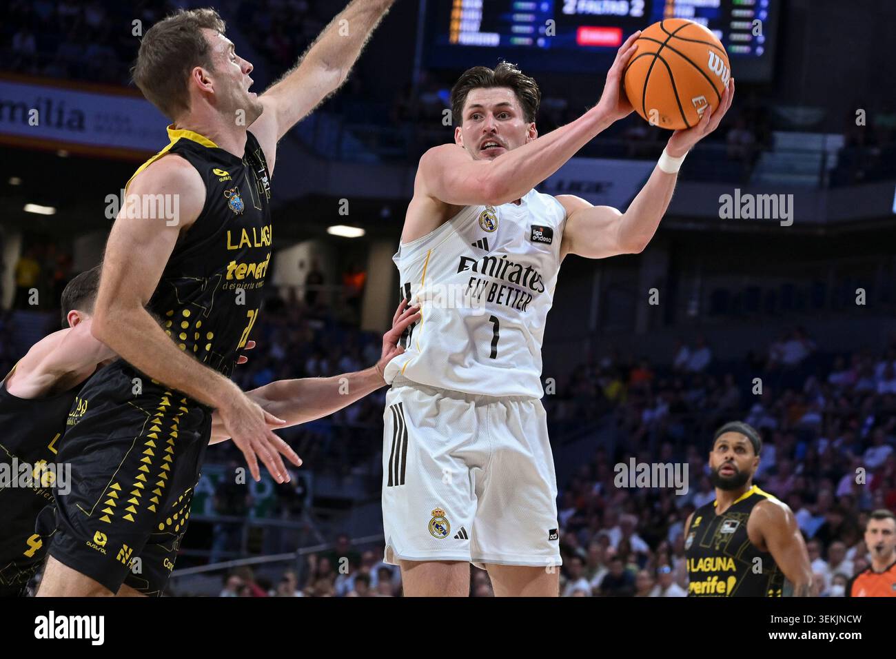 David Kramer of Real Madrid durante the Spanish basketball League ACB ...