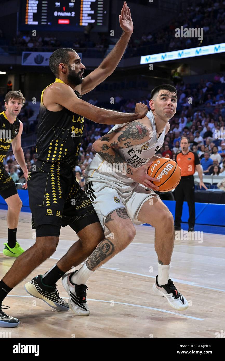 Gabriel Deck of Real Madrid durante the Spanish basketball League ACB ...