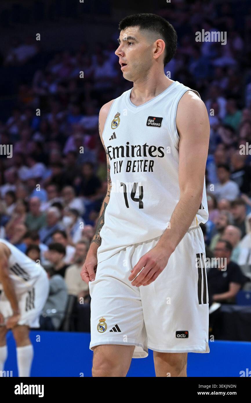 Gabriel Deck of Real Madrid durante the Spanish basketball League ACB ...