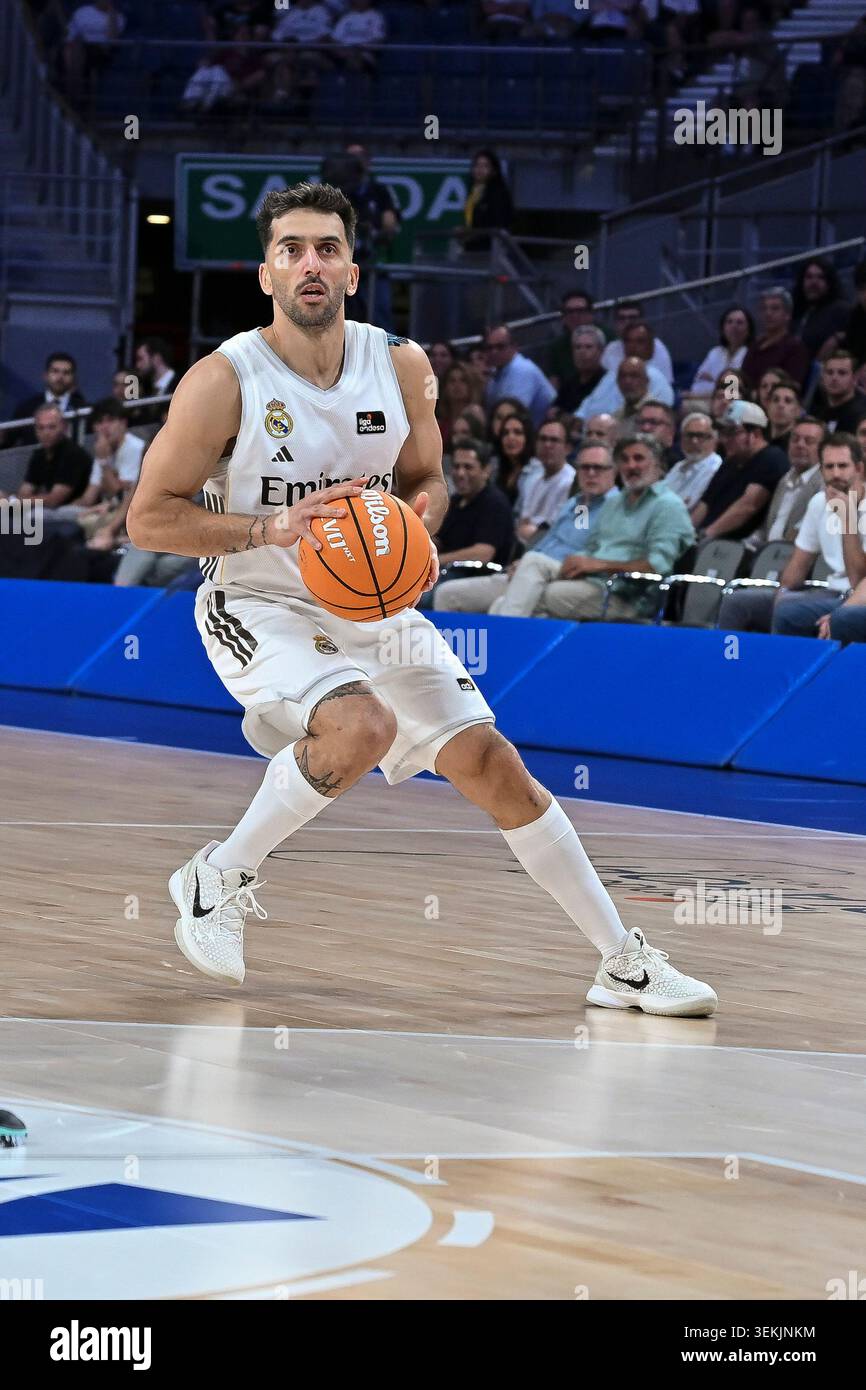 Facundo Campazzo of Real Madrid durante the Spanish basketball League ...