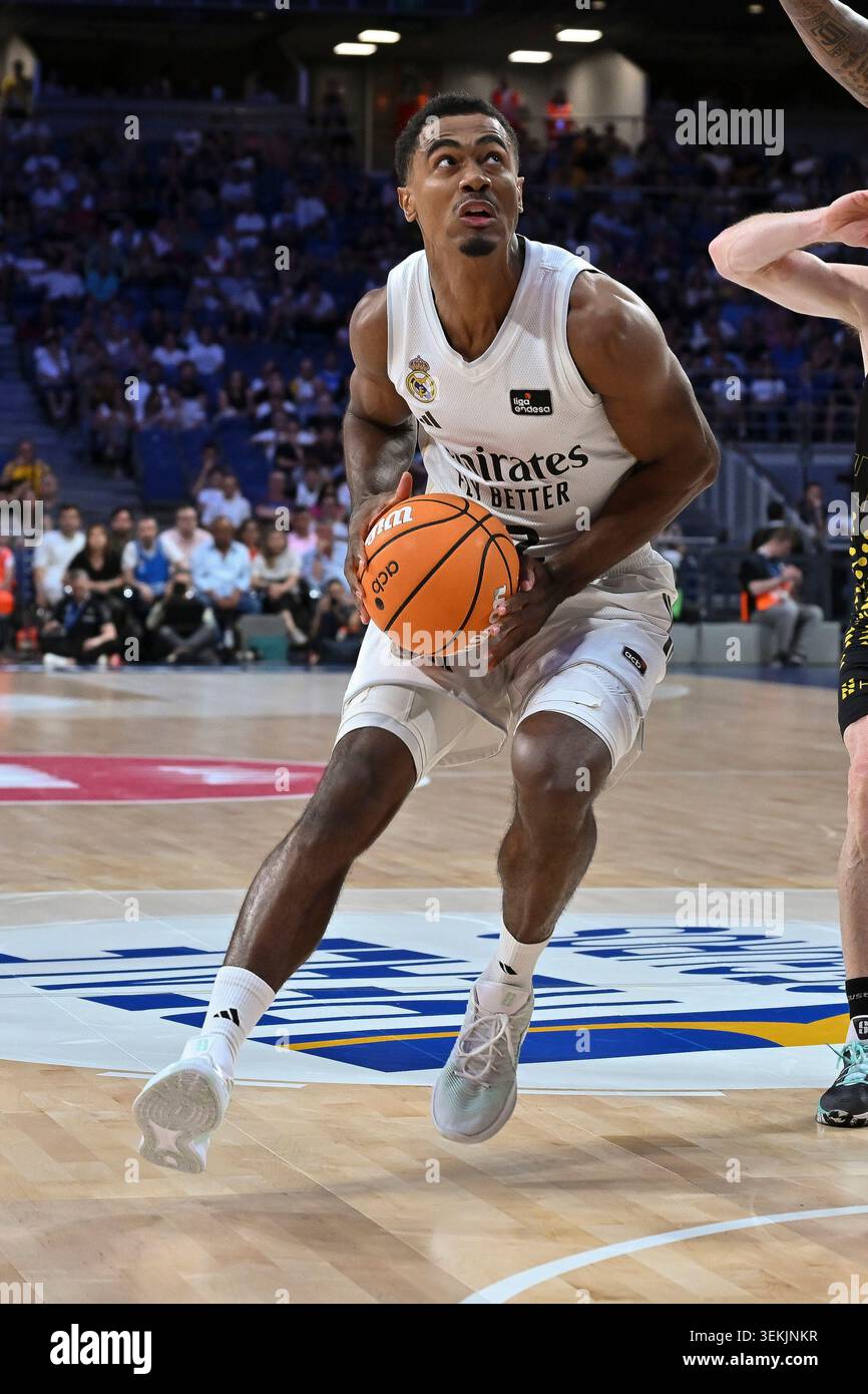 Theo Maledon of Real Madrid durante the Spanish basketball League ACB ...
