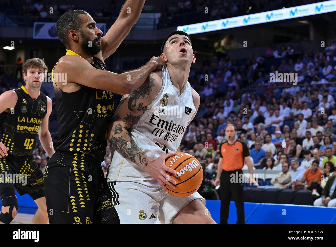 Gabriel Deck of Real Madrid durante the Spanish basketball League ACB ...